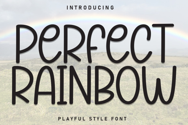 Perfect Rainbow Script Font - Befonts