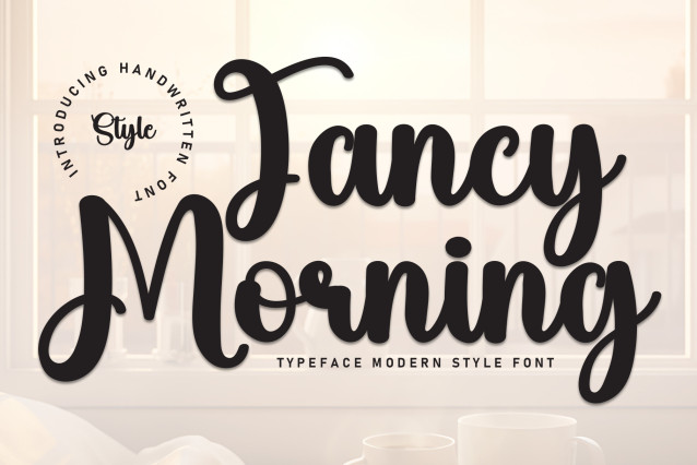Fancy Morning Handwritten Font - Befonts