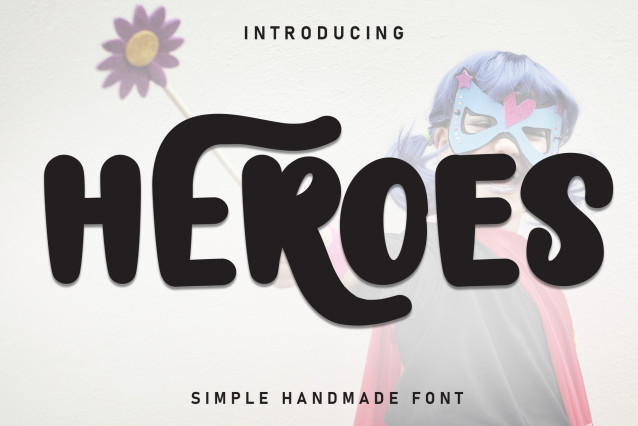 Heroes Handwritten Font - Befonts