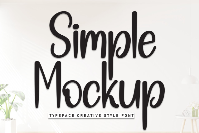 Simple Mockup Script Font - Download Free Font