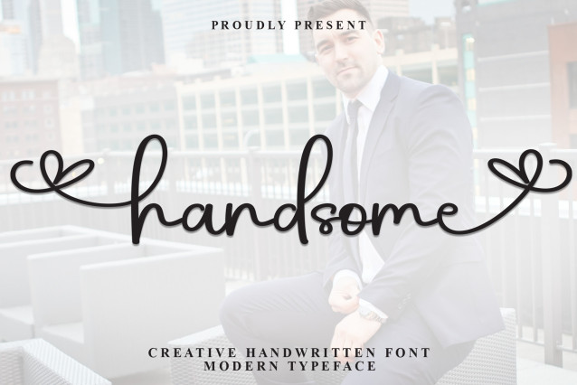 Handsome Handwritten Font - Befonts