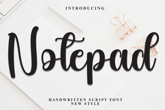 Notepad Handwritten Font - Download Free Font