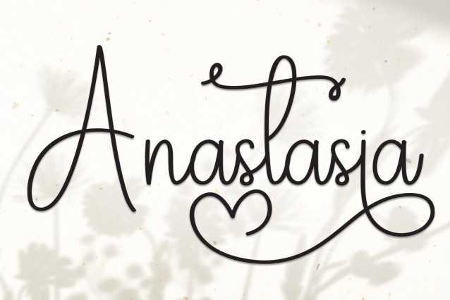 Anastasia Handwritten Font - Befonts