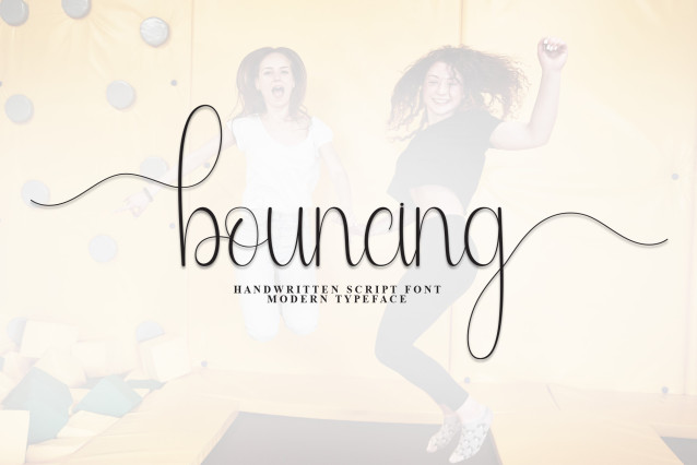 Bouncing Handwritten Font - Download Free Font