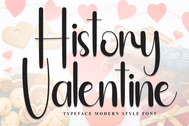 History Valentine Handwritten Font - Download Free Font