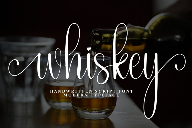 Whiskey Handwritten Font - Download Free Font