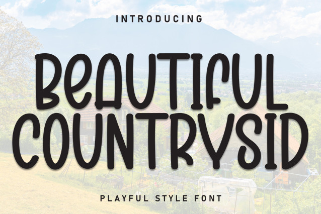 Beautiful Countrysid Script Font - Befonts