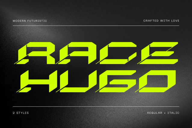 Race Hugo Font - Download Free Font