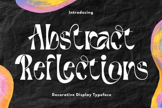 Abstract Reflections Font - Download Free Font