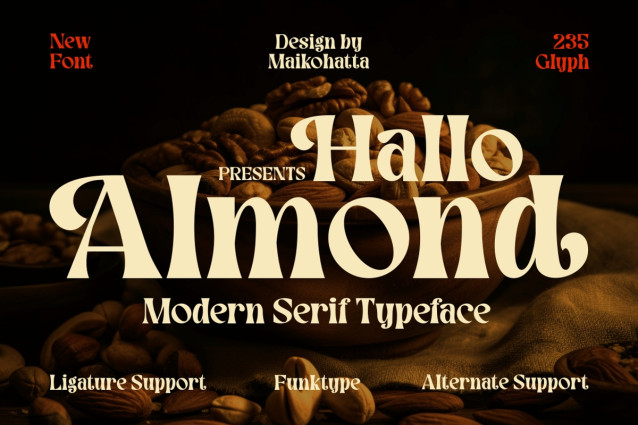 Almond Font - Befonts
