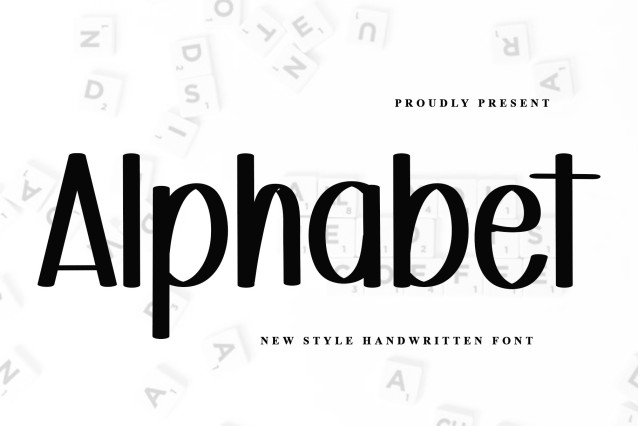 Alphabet Script Font - Download Free Font