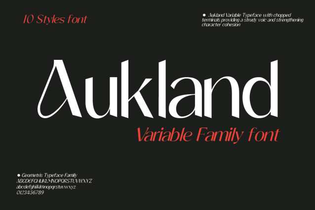 Auckland Font - Befonts