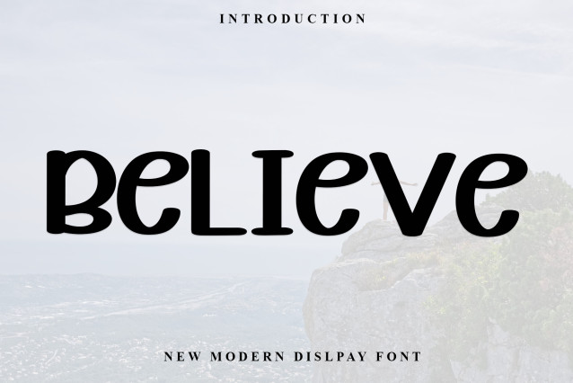 Believe Display Font - Download Free Font