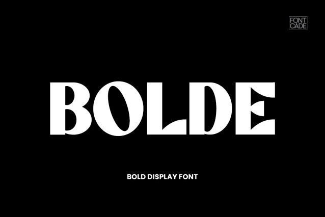Bolde Display Font - Download Free Font