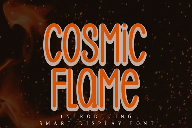Cosmic Flame Display Font - Download Free Font