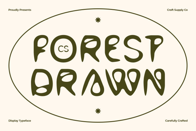 CS Forest Drawn Font - Download Free Font