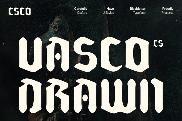 CS Vasco Drawn Font - Befonts
