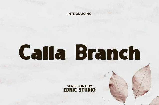 Calla Branch Font - Download Free Font