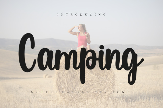 Camping Handwritten Font - Download Free Font