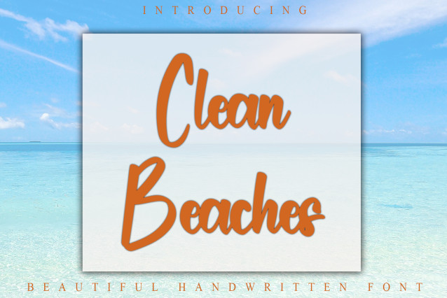 Clean Beaches Script Font - Download Free Font