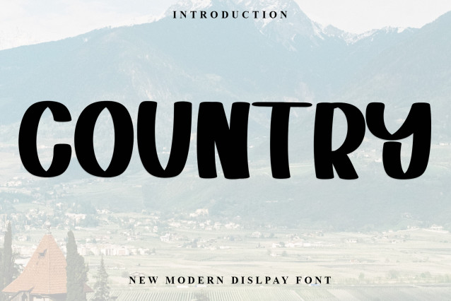 Country Modern Display Font - Download Free Font
