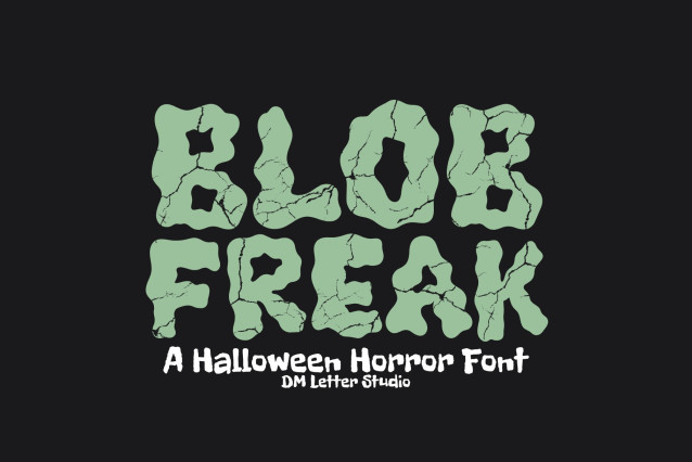 Blob Freak Font - Befonts