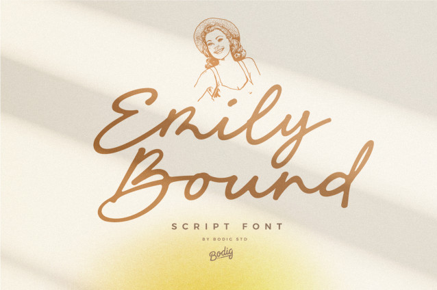 Emily Bound Font - Befonts