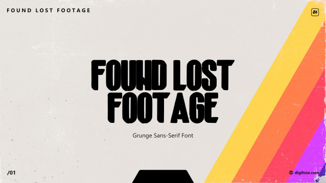 Found Lost Footage Font - Befonts