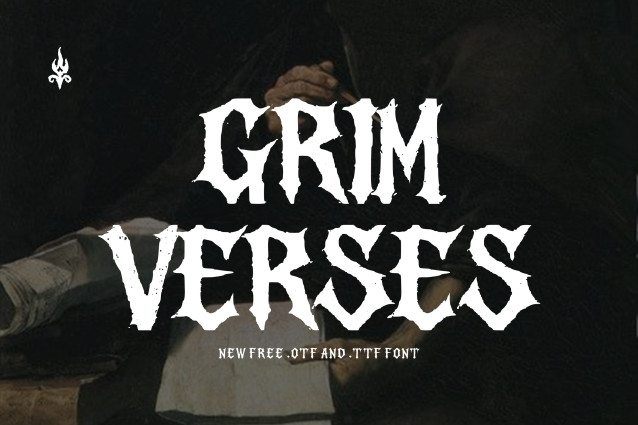 Grim Verses Font - Befonts