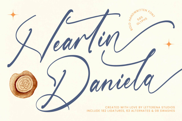 Heartin Daniela Font - Download Free Font