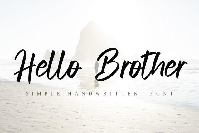 Hello Brother Handwritten Font - Download Free Font