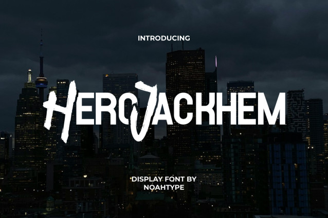 Hero Jackhem Font - Download Free Font