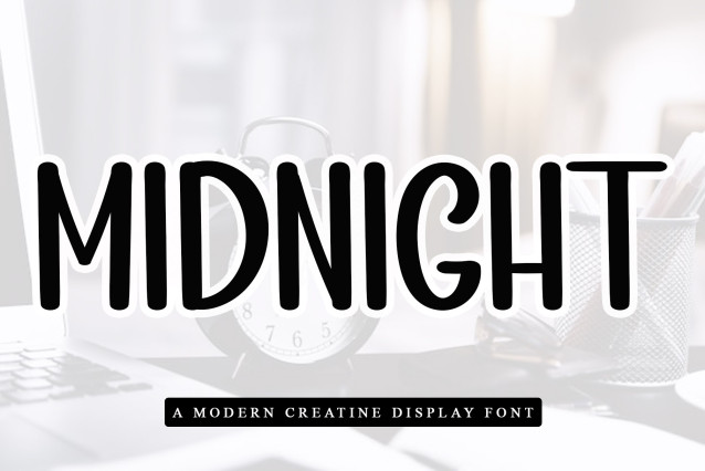 Midnight Display Typeface - Download Free Font