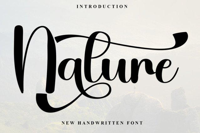 Nature Handwritten Font - Download Free Font