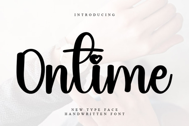 Ontime Script Font - Download Free Font