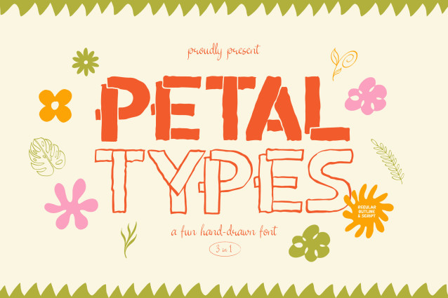 Petal Types Font - Download Free Font