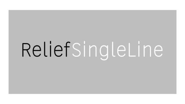 Relief SingleLine Font - Download Free Font