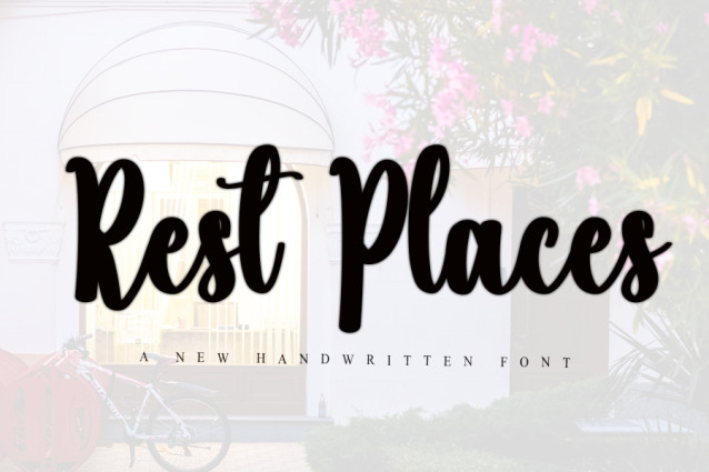 Rest Places Script Font - Befonts