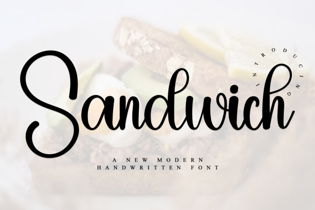 Sandwich Script Font - Download Free Font