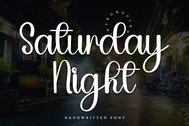Saturday Night Script Font - Download Free Font