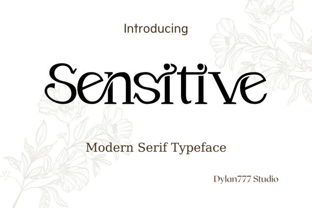 Sensitive Font - Download Free Font