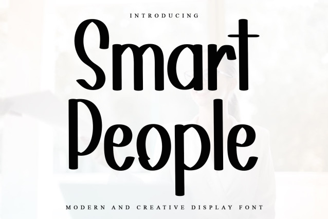 Smart People Script Font - Befonts