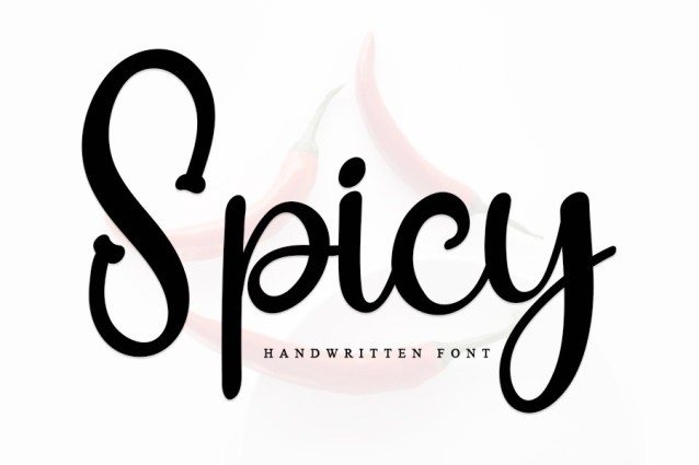Spicy Script Font - Download Free Font