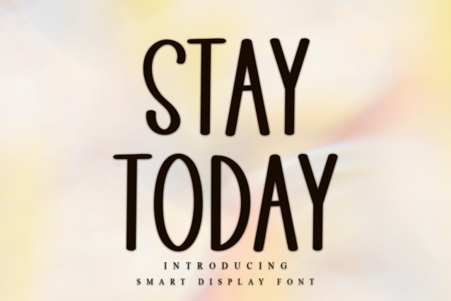 Stay Today Font - Download Free Font