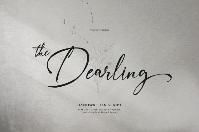 The Dearling | Handwritten Script Font - Download Free Font