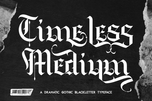 Timeless Medium - Blackletter Font - Download Free Font