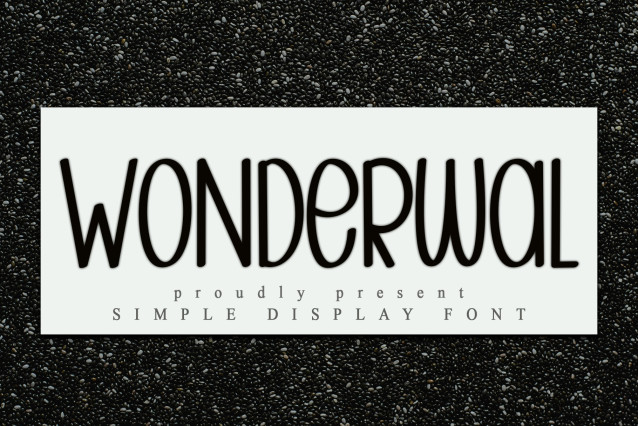 Wonderwall Display Font - Download Free Font