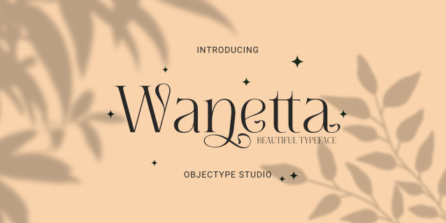 Wanetta Font - Befonts