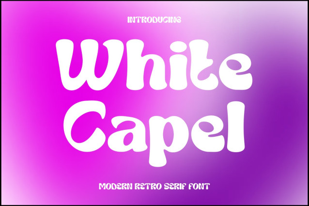 White Capel Display Font - Download Free Font