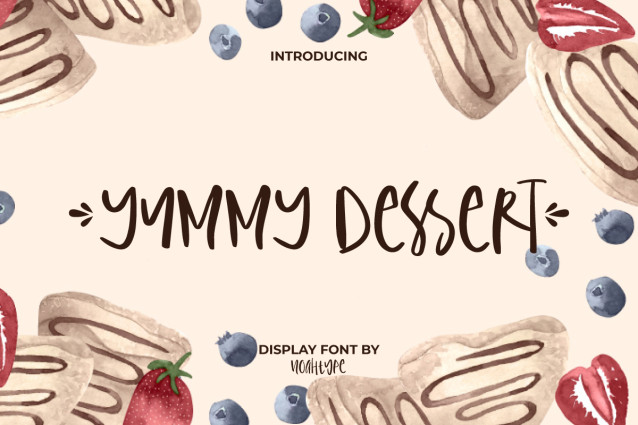 Yummy Dessert Font - Download Free Font